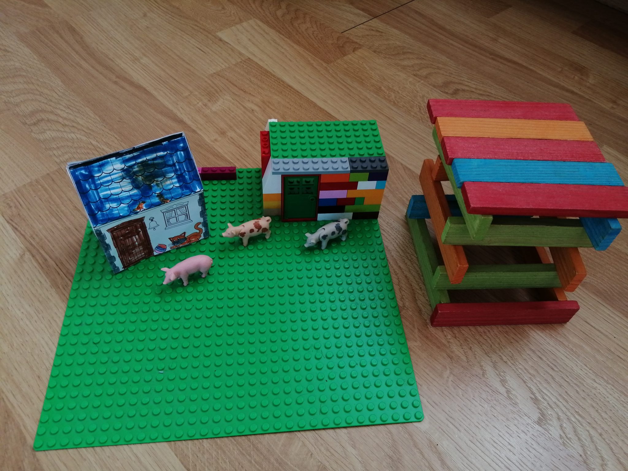 Les maisons des trois petits cochons - RPI St-Poix Laubrières