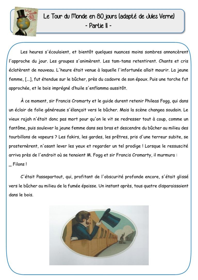 Le Tour du Monde en 80 jours - Jules Verne - RPI St-Poix Laubrières